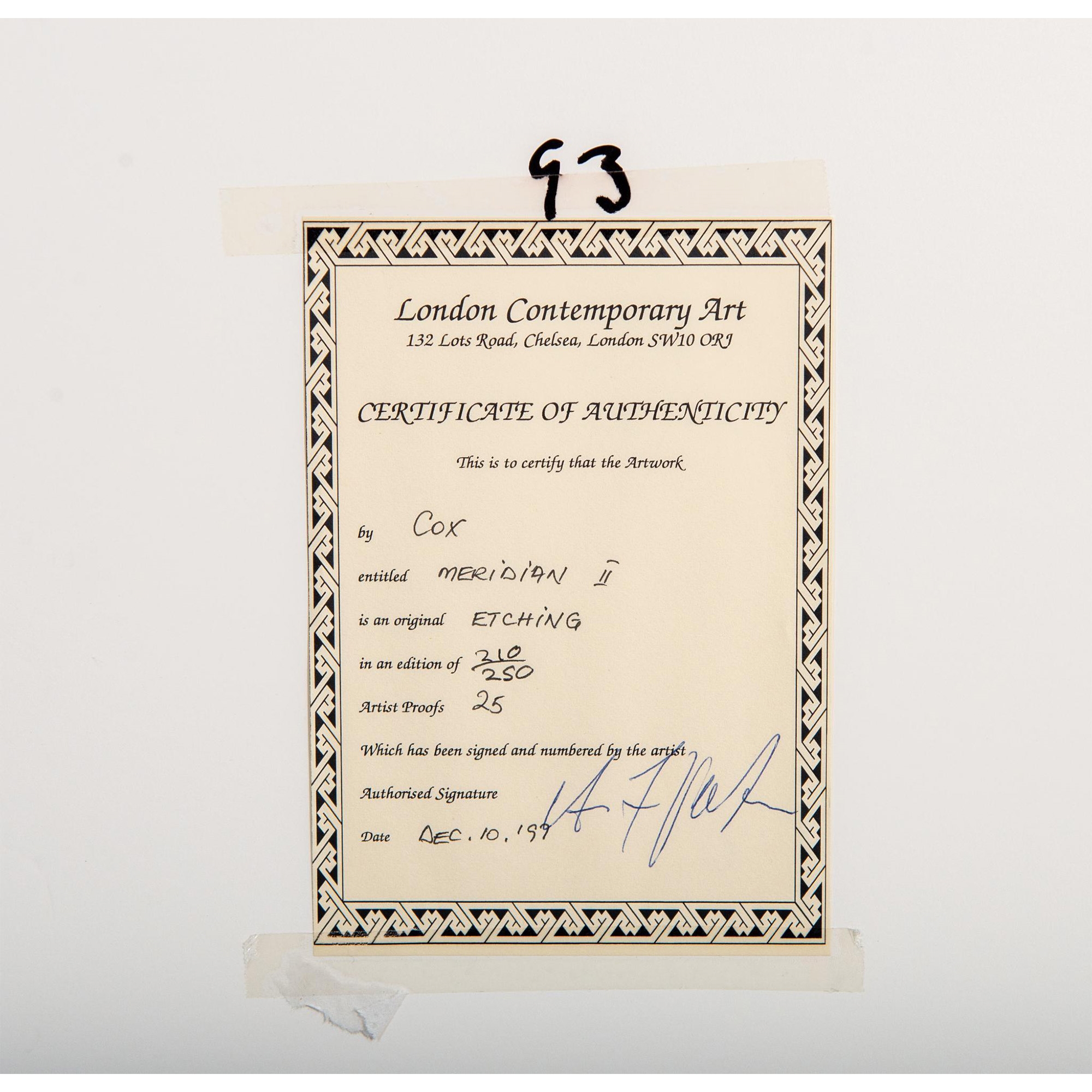 Janine Cox | Janine Cox, Original Large Color Etching, Meridian, Signed ...