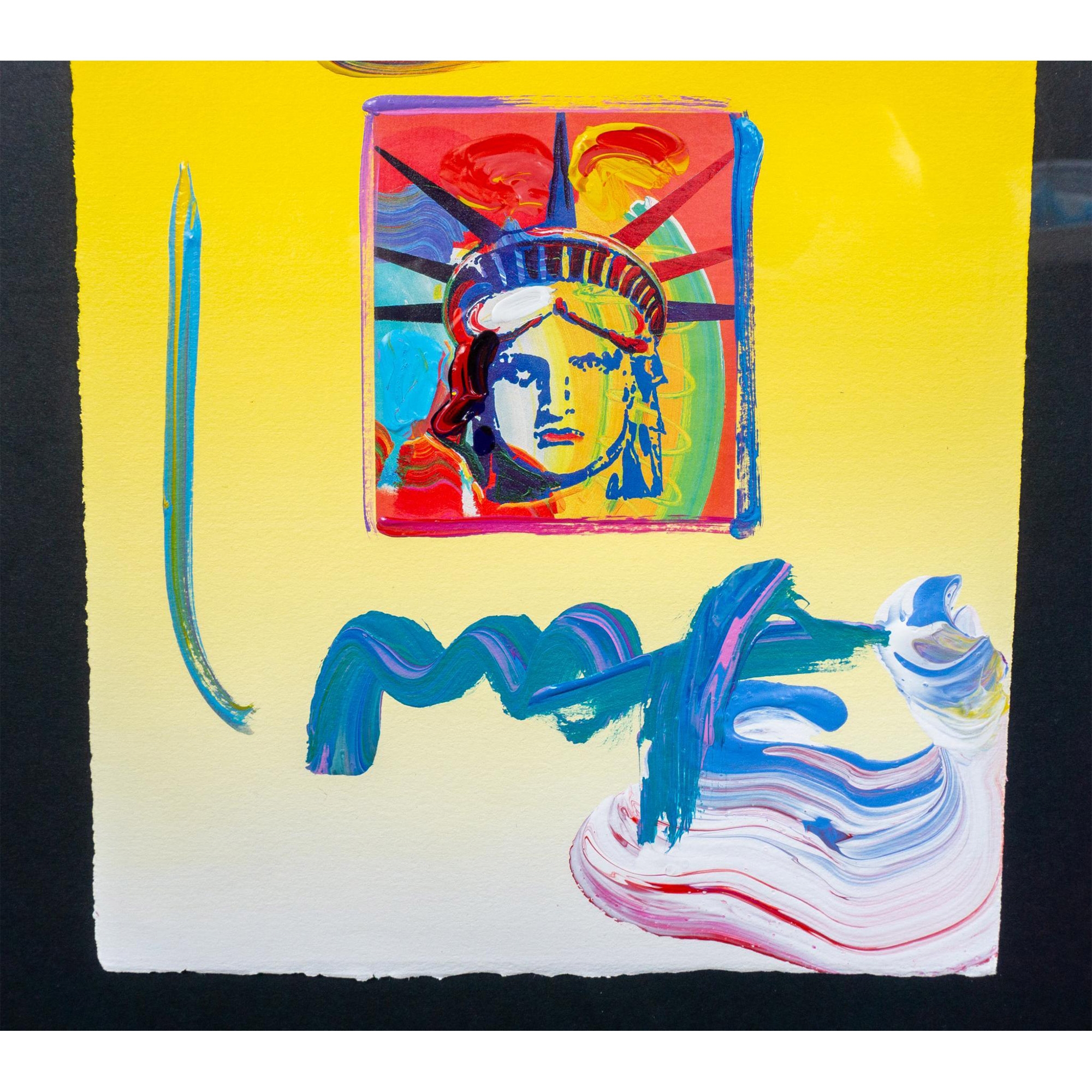 Peter Max | Peter Max Original Mixed Media with Acrylic on Paper ...
