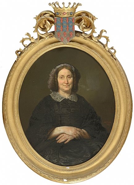Jean Mathieu Nisen | Portrait présumé de Madame Joséphine Luth de ...