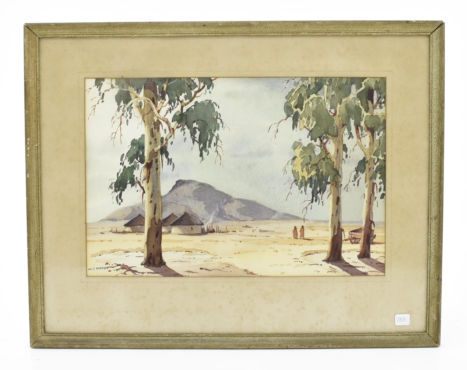 Nils Severin Andersen | Rondavels and Eucalyptus Trees | MutualArt