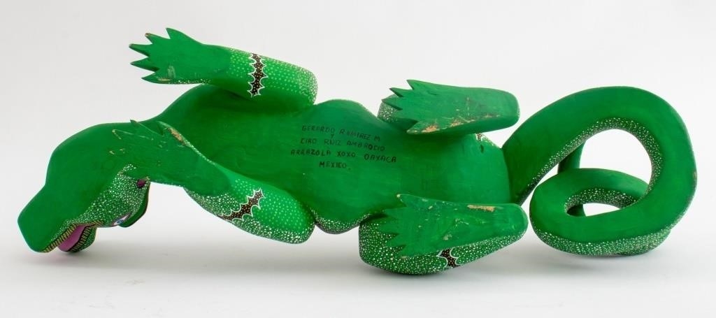 Gerardo Ramirez | Ramirez & Ambrocio Alebrije Painted Wood Sculpture ...