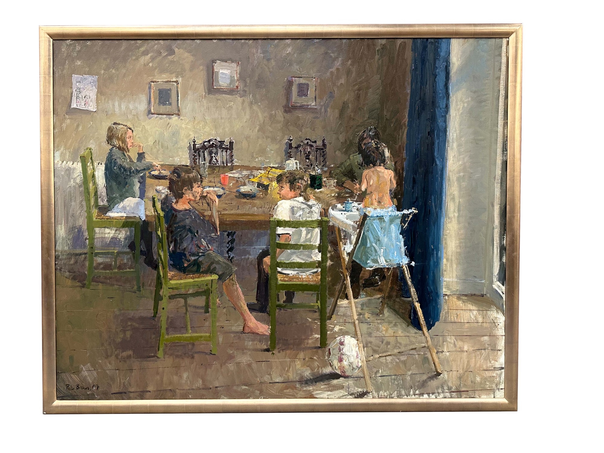Peter Brown | The Brown Family at Breakfast | MutualArt