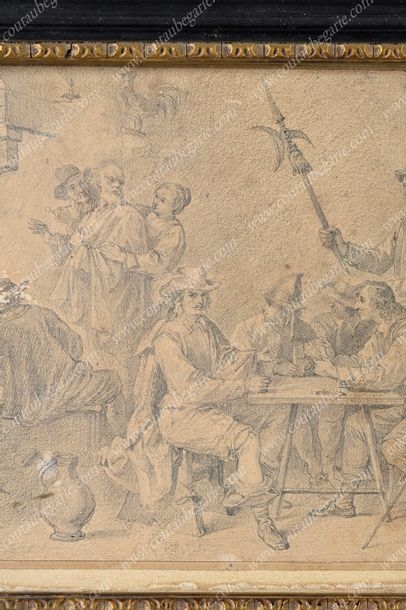 David Teniers the Younger | The denial of Saint Peter and card players ...