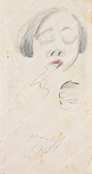 Aleksandr Yevgeniyevich Yakovlev | Portrait of Violet Henson putting on ...