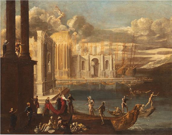 Agostino Tassi | L’embarquement de sainte Hélène | MutualArt