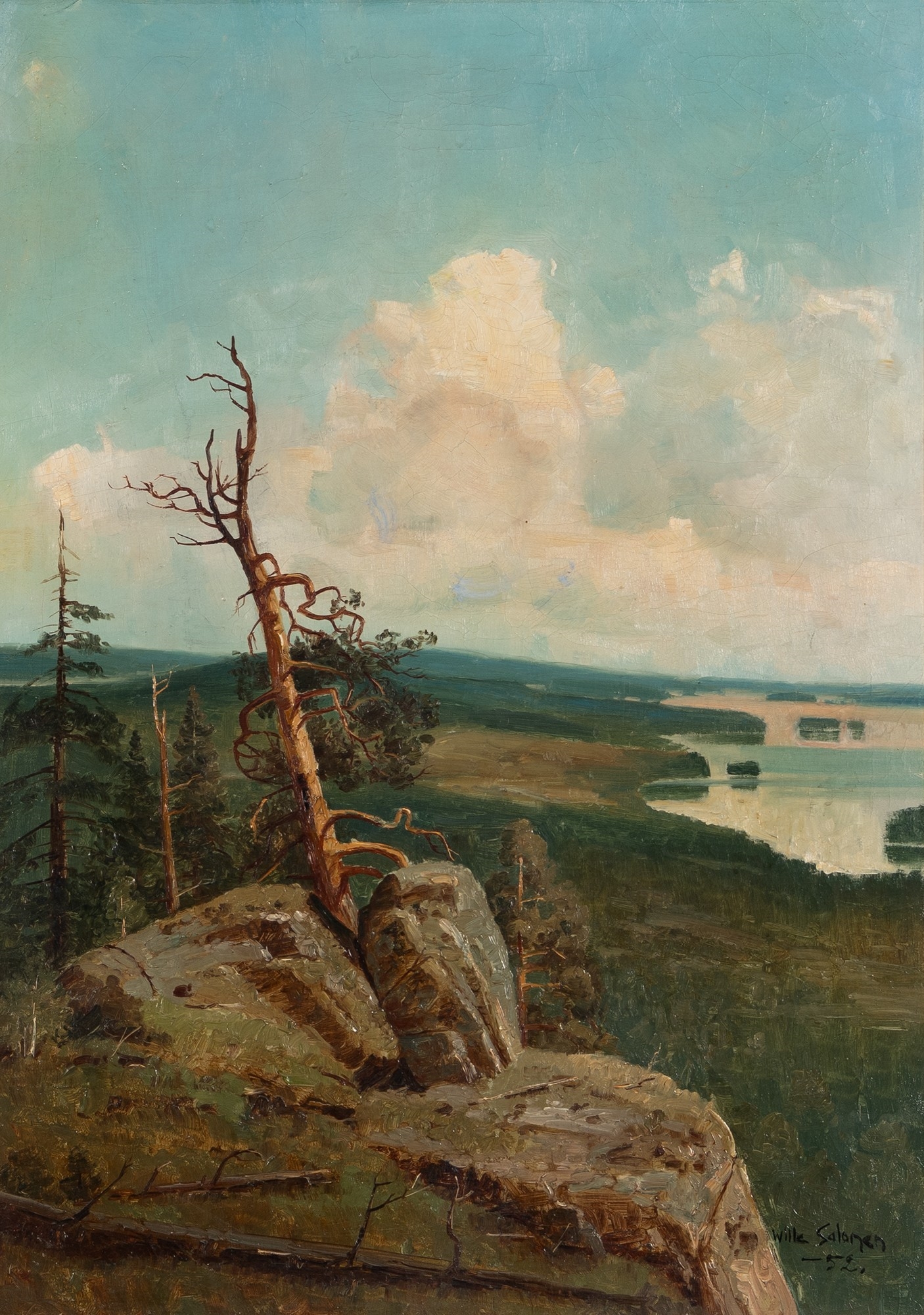 Wille Salonen | MOONLIGHT BY THE SHORE | MutualArt