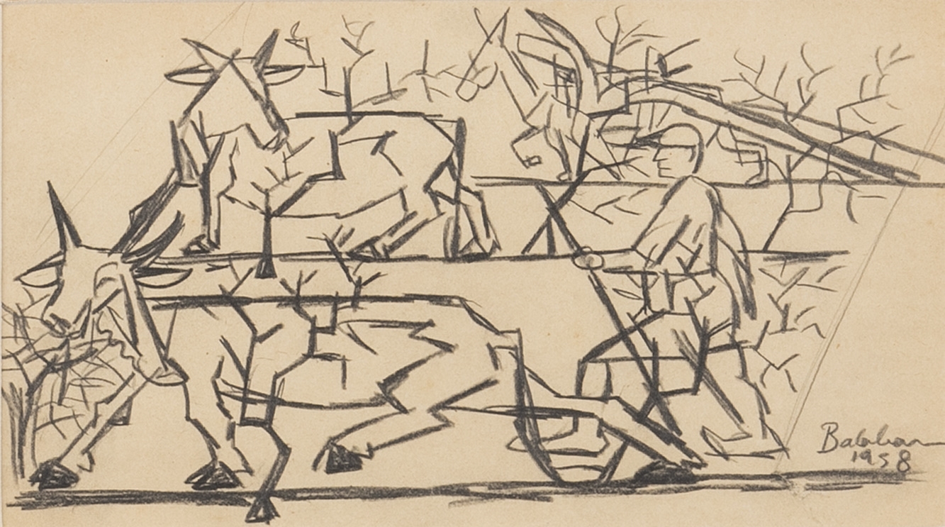 İbrahim Balaban | Çiftçi - Saban (1958) | MutualArt