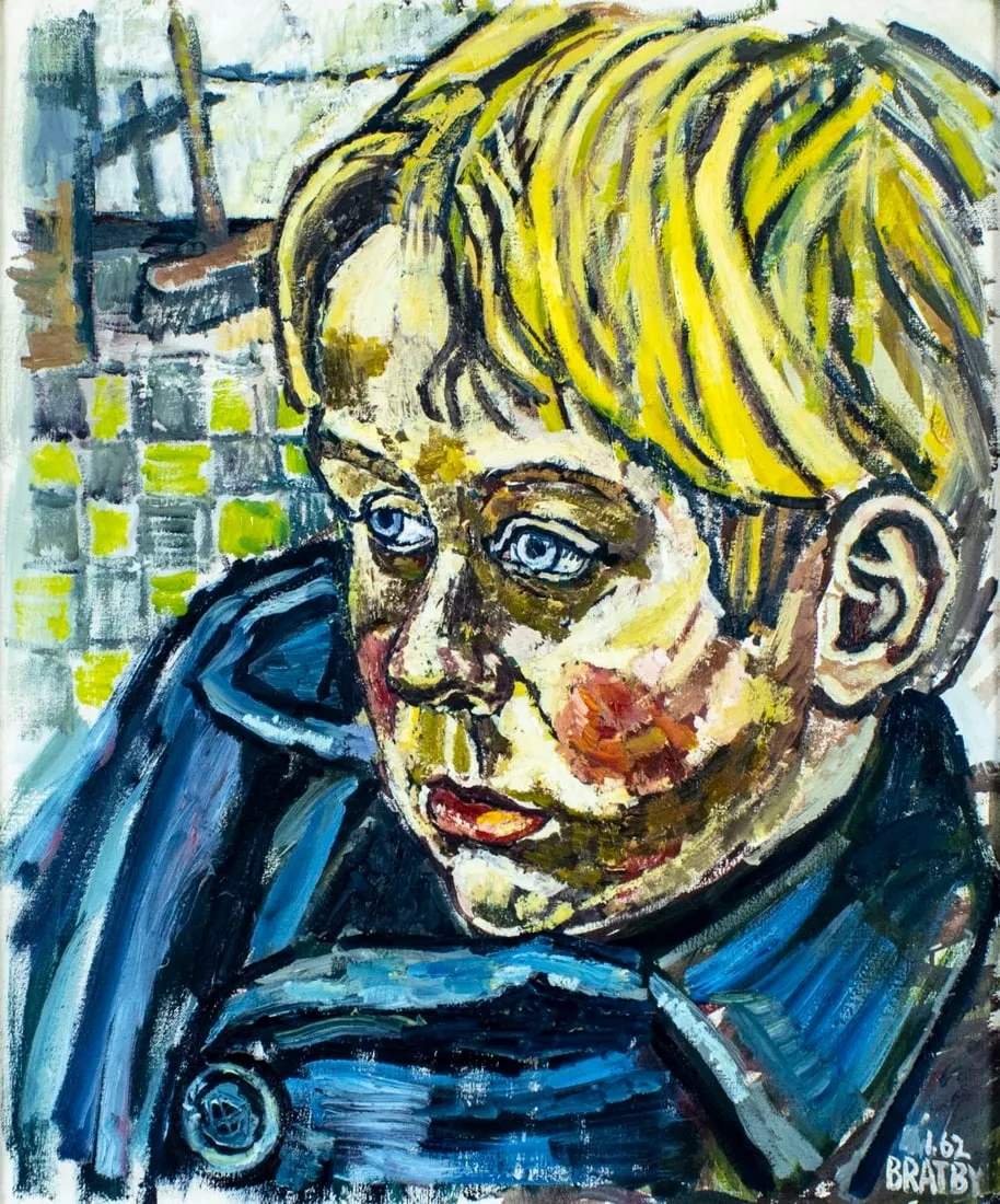 John Randall Bratby | Portrait of David | MutualArt