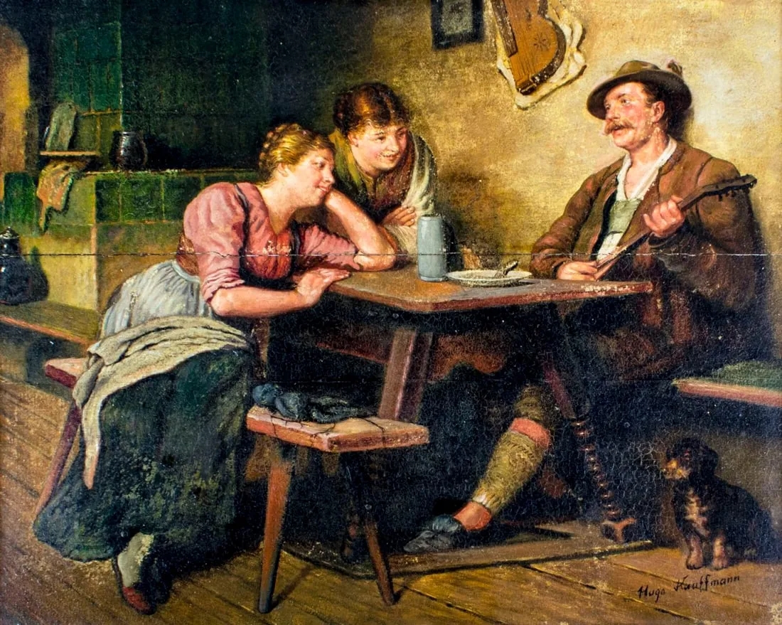 Hugo Kauffmann | Interior Scene | MutualArt