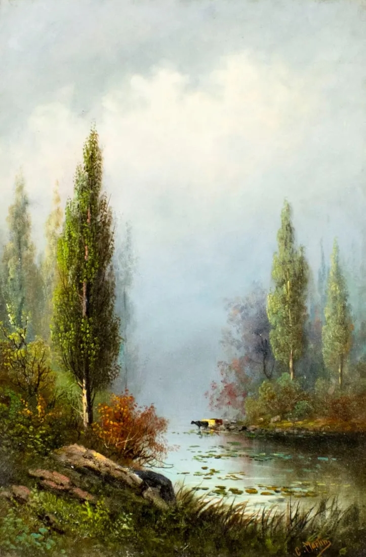 C. Martin | River Landscape | MutualArt
