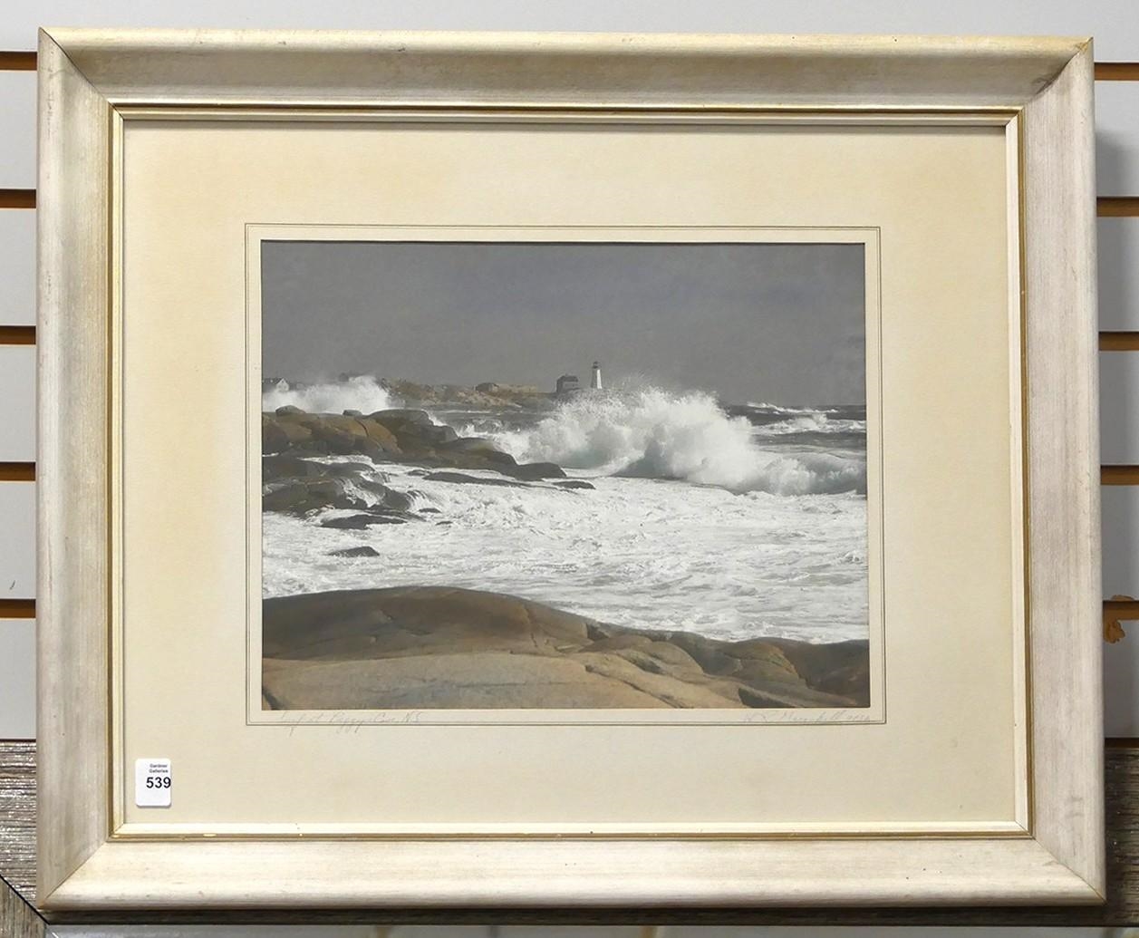 Wallace Robinson MacAskill | Framed coloured photograph of Peggy's Cove ...