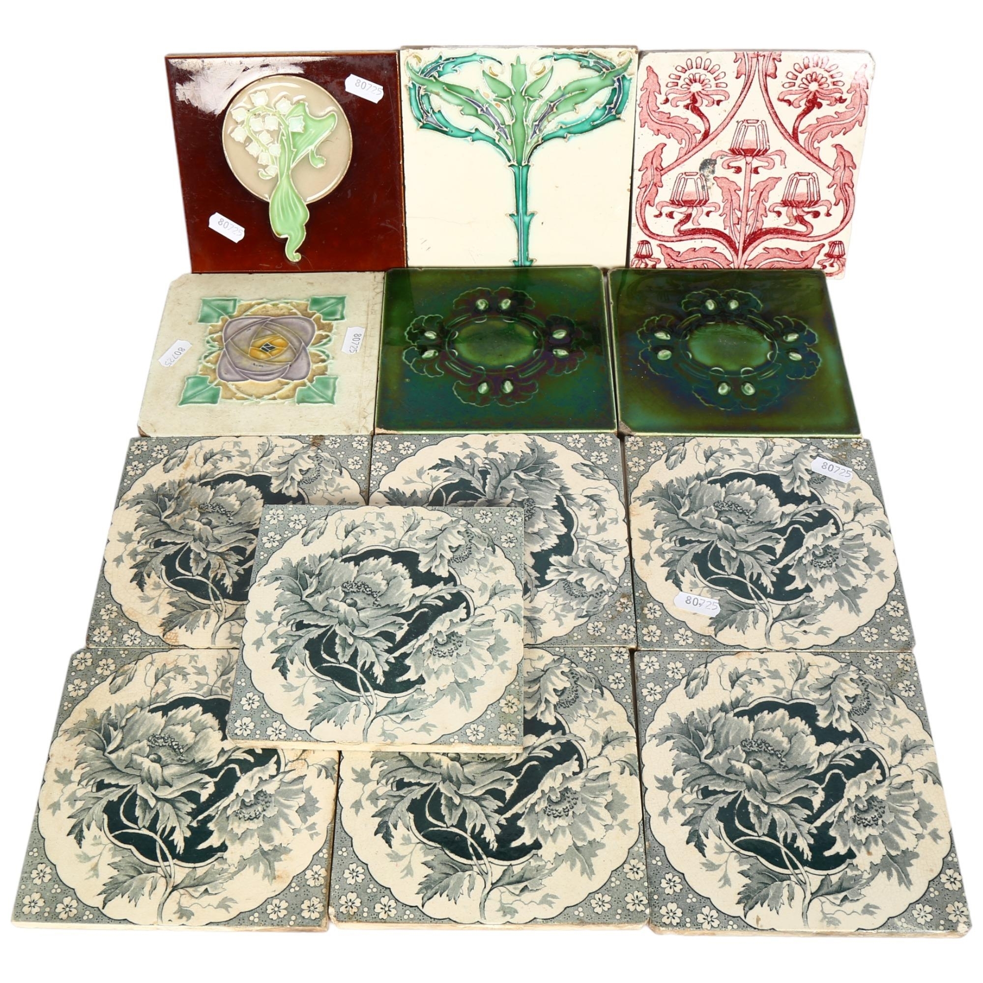 Art Nouveau School | tube-lined Art Nouveau tiles | MutualArt