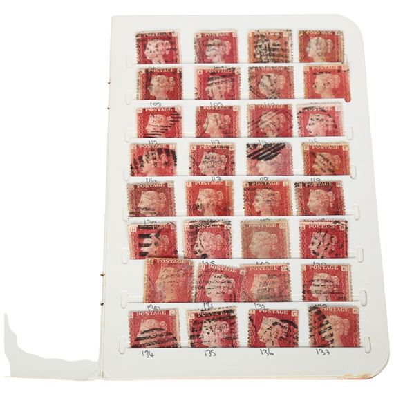 Queen Victoria | A complete album of Queen Victoria Penny Red plates ...