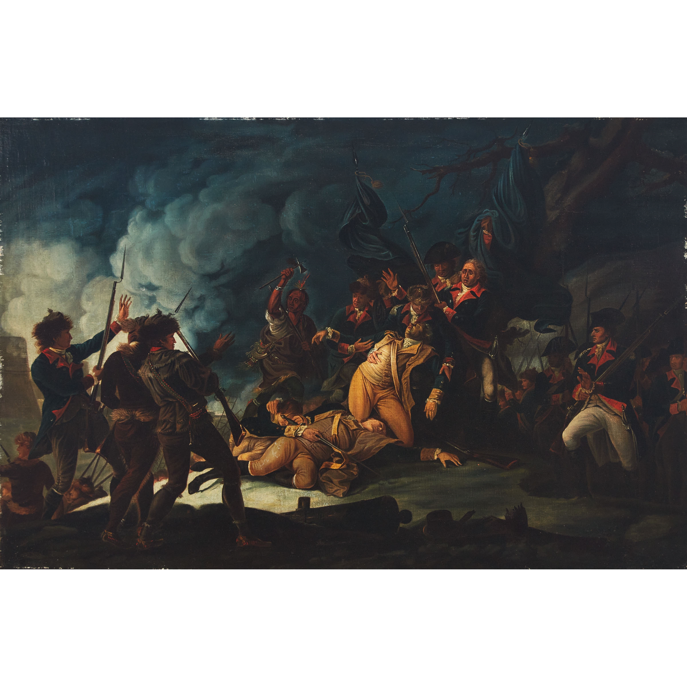 John Trumbull | THE DEATH OF GENERAL MONTGOMERY IN THE ATTACK ON QUEBEC ...