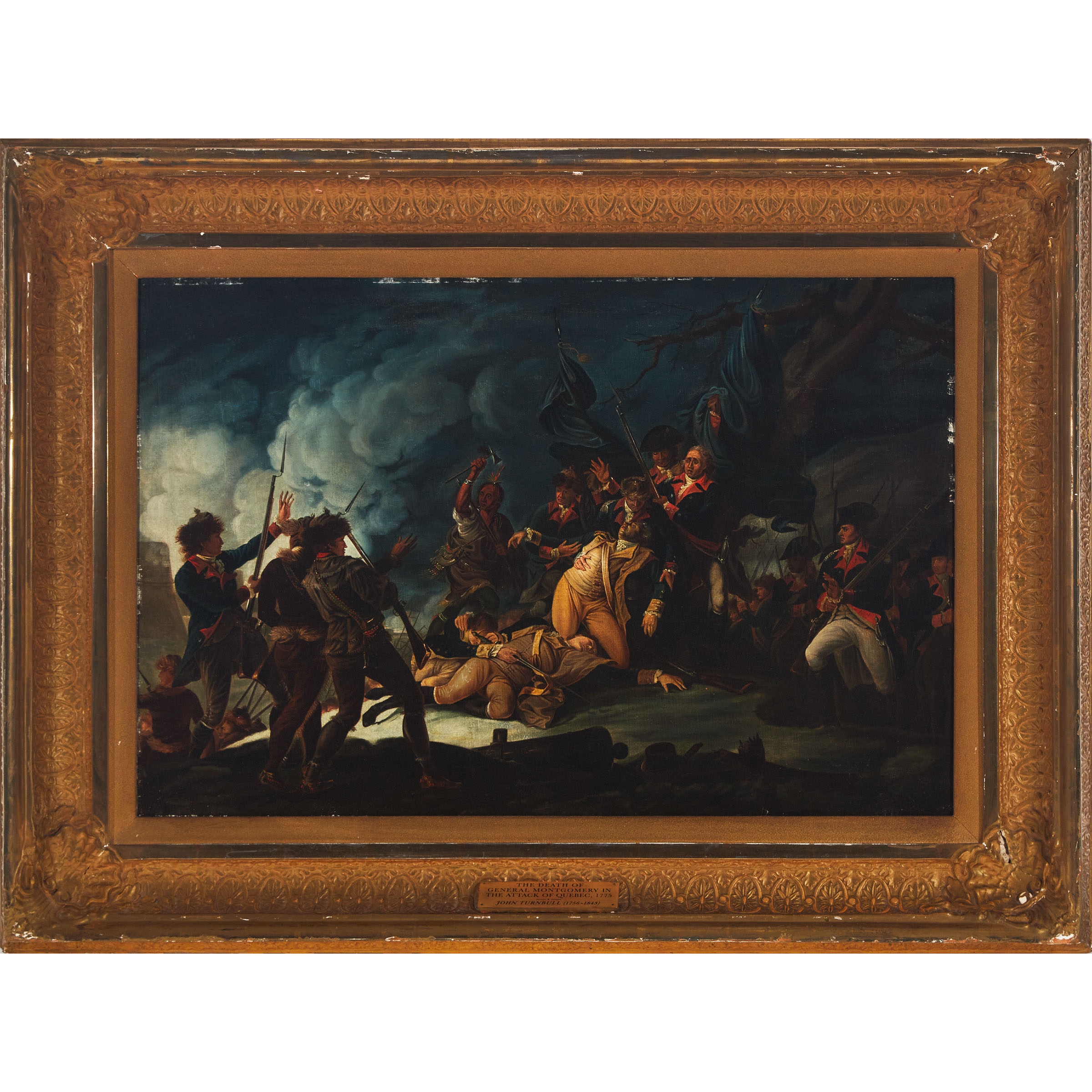 John Trumbull | THE DEATH OF GENERAL MONTGOMERY IN THE ATTACK ON QUEBEC ...