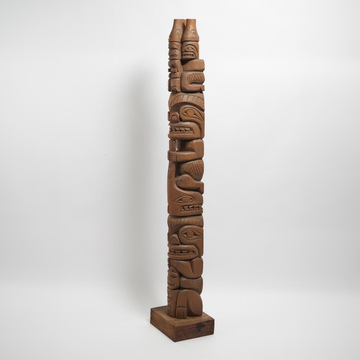Raymond Williams | MONUMENTAL MODEL TOTEM POLE | MutualArt