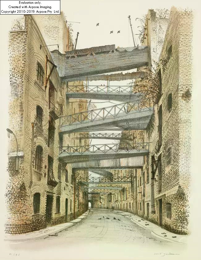 David Gentleman | Curlew street, London; (1930) | MutualArt