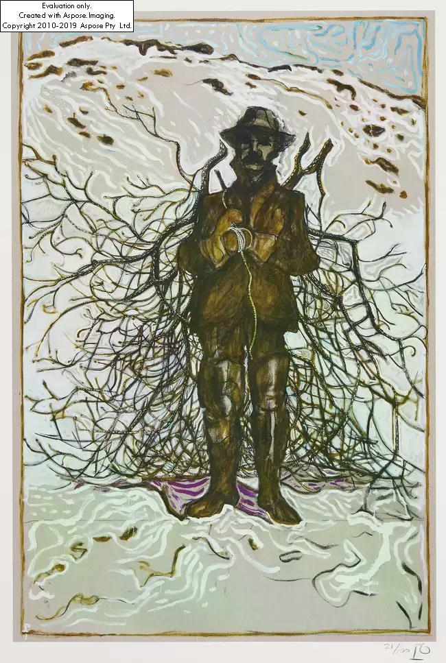 Billy Childish | British b.1959- Gathering Firewood (1959) | MutualArt
