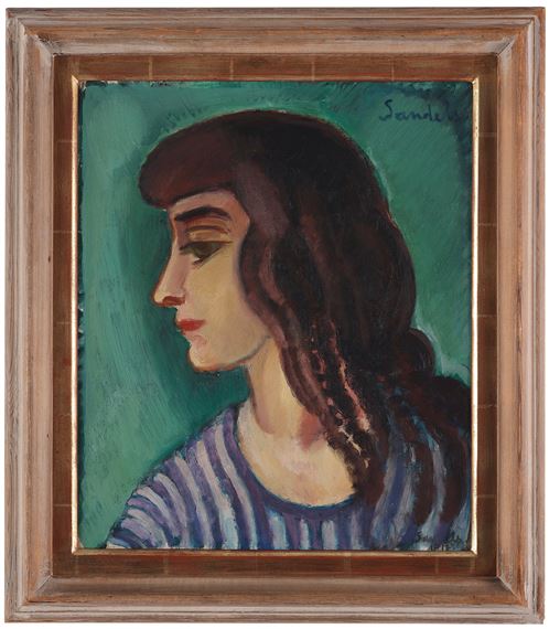 Gösta Sandels | Kvinnohuvud (1917) | MutualArt