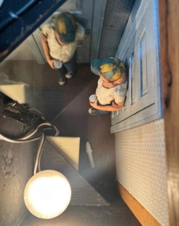 Michael Garman | Michael Garman Light Up Hotel Diorama. (1976) | MutualArt