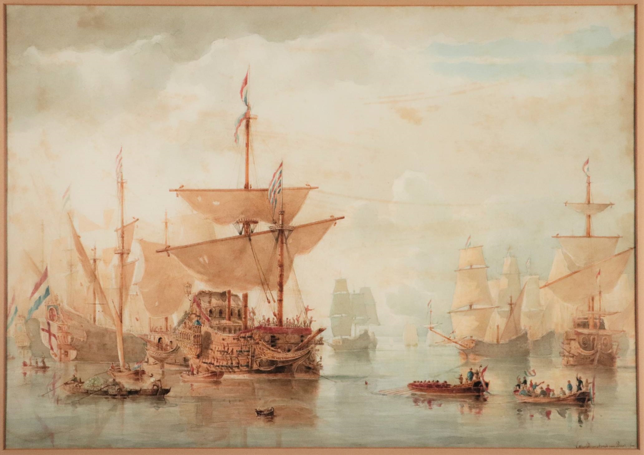 Jacob Eduard van Heemskerck van Beest | The return of victorious Dutch ...