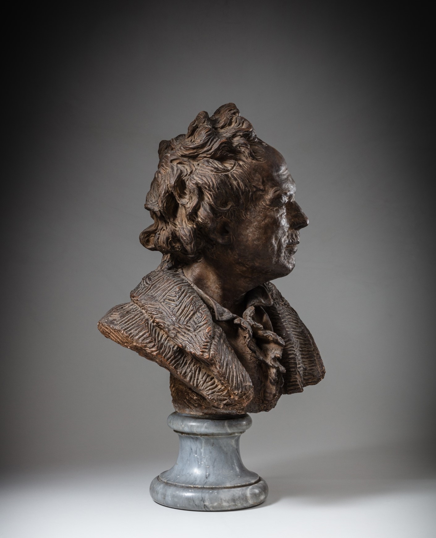 Jean-Antoine Houdon | Christophe-Willibald Gluck (1714 - 1787) (19th ...