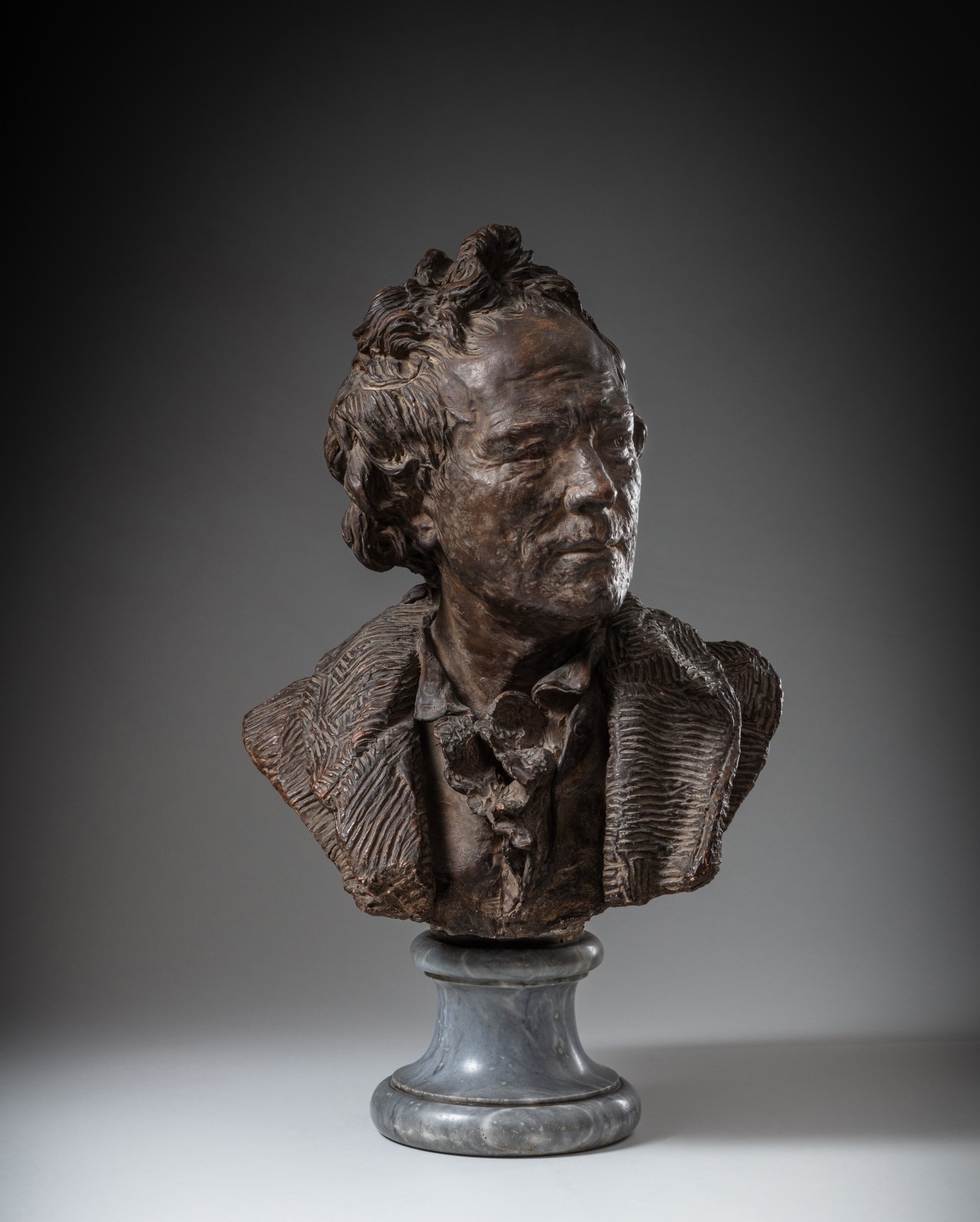 Jean-Antoine Houdon | Christophe-Willibald Gluck (1714 - 1787) (19th ...