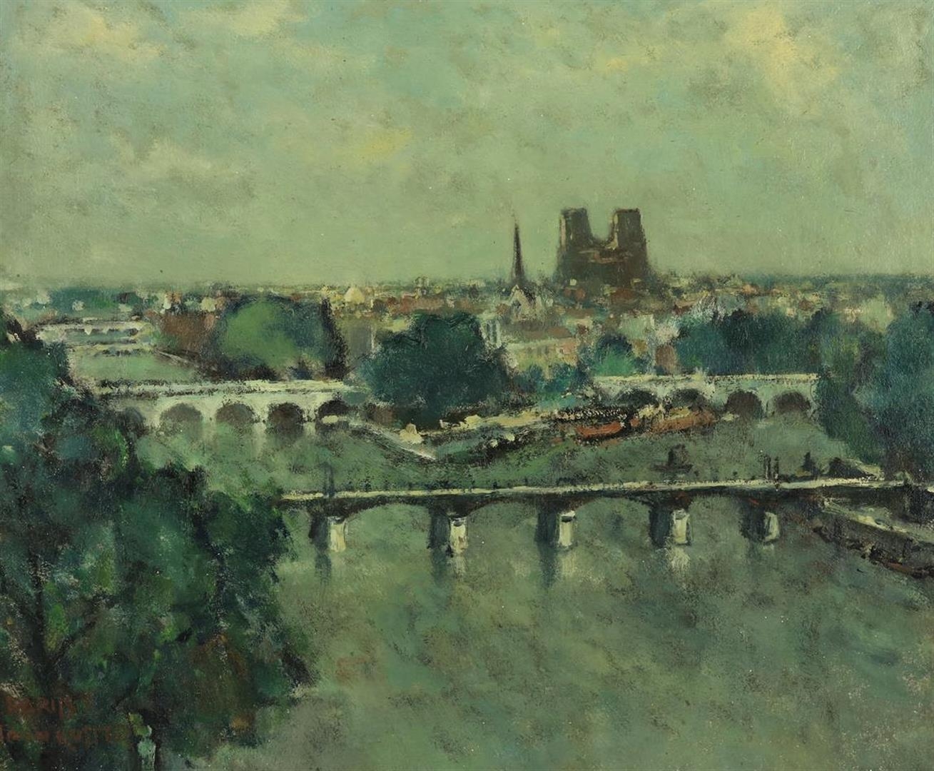 Toon Koster | View of the Seine in Paris | MutualArt