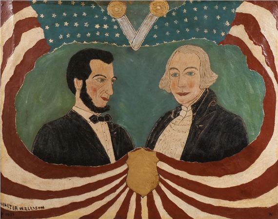 Walter Ellison | Lincoln and Washington | MutualArt