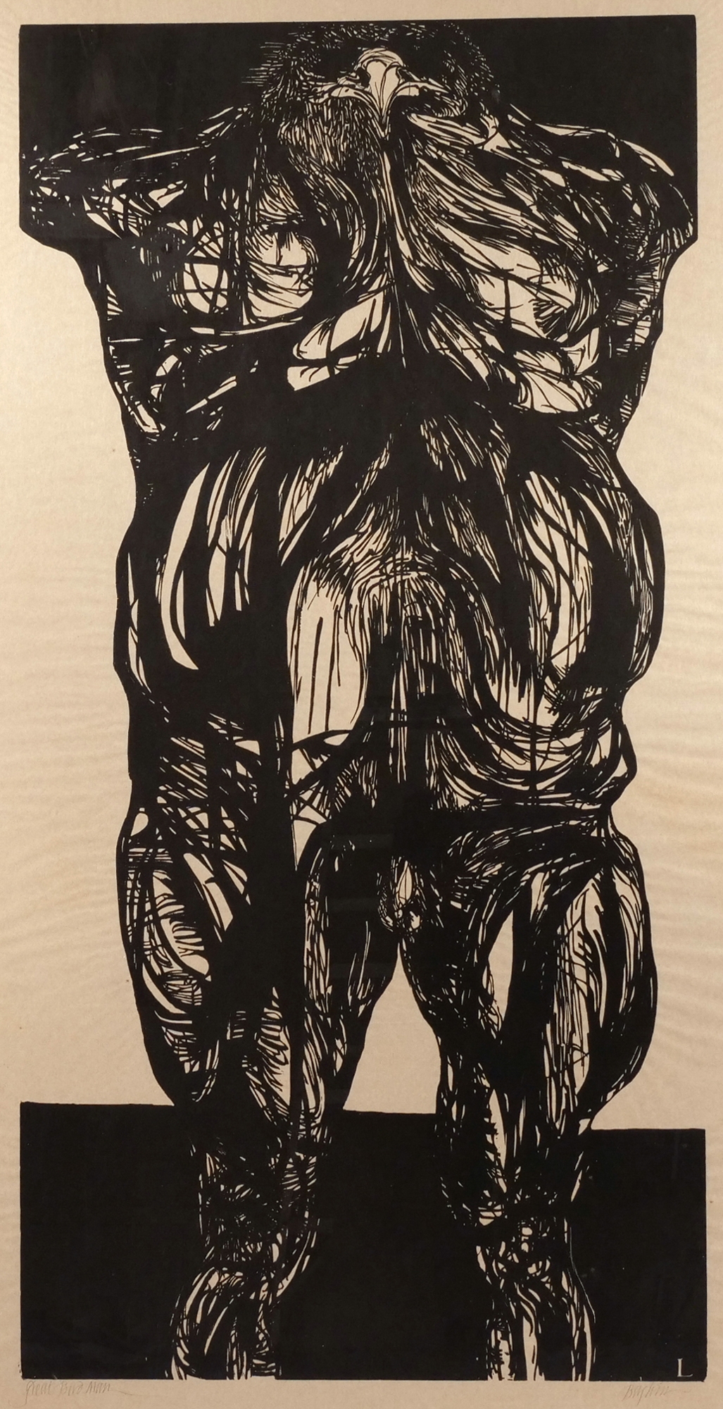 Leonard Baskin | Cain (1975) | MutualArt