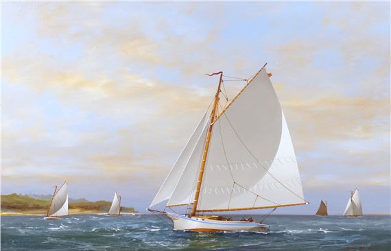 Vern Broe | Sailboats at sea | MutualArt