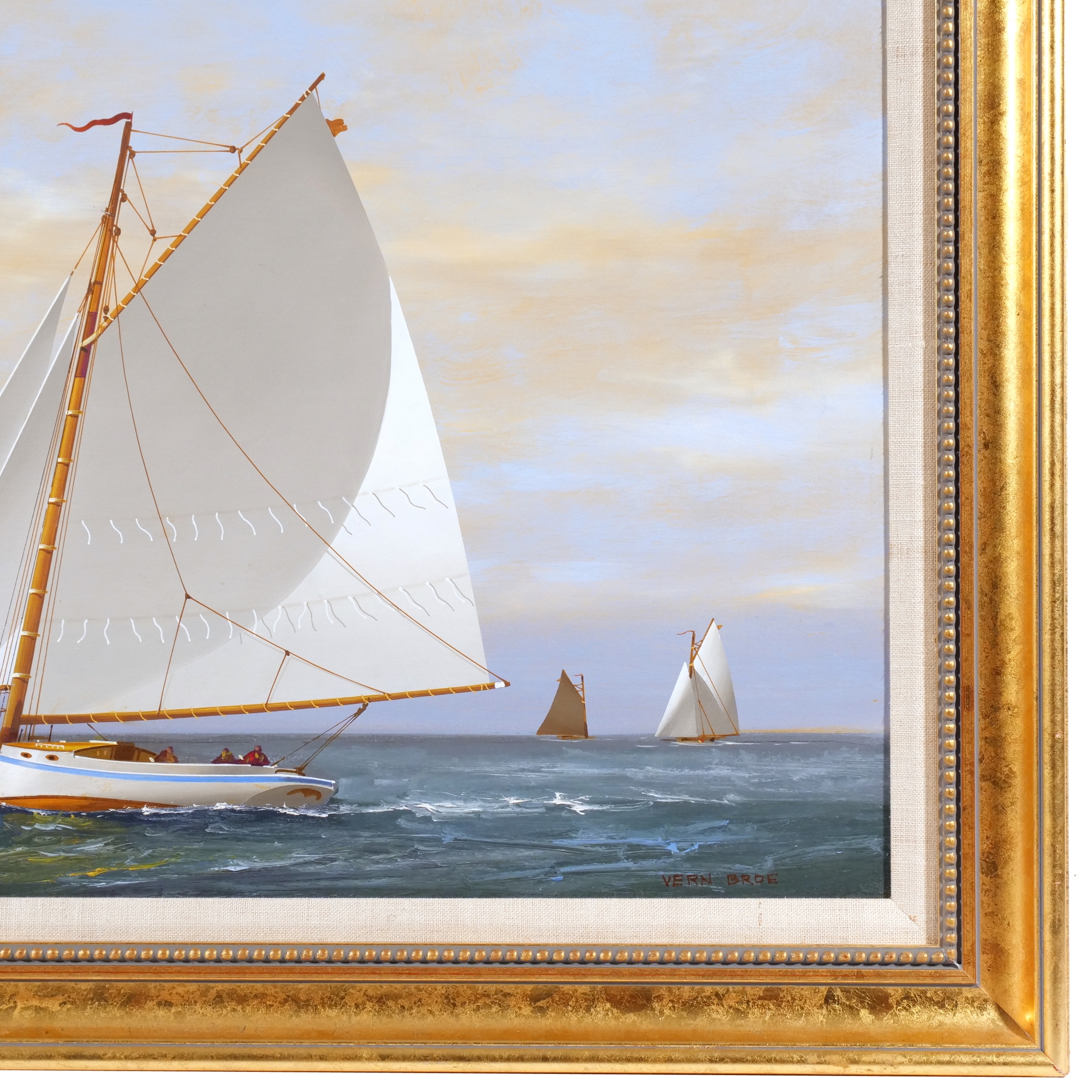 Vern Broe | Sailboats at sea | MutualArt