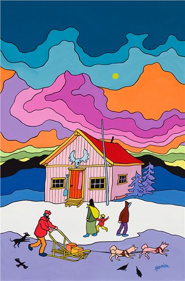 Ted Harrison | Faro's First | MutualArt