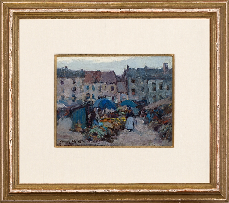 Harry Britton | Scene in a French Village | MutualArt