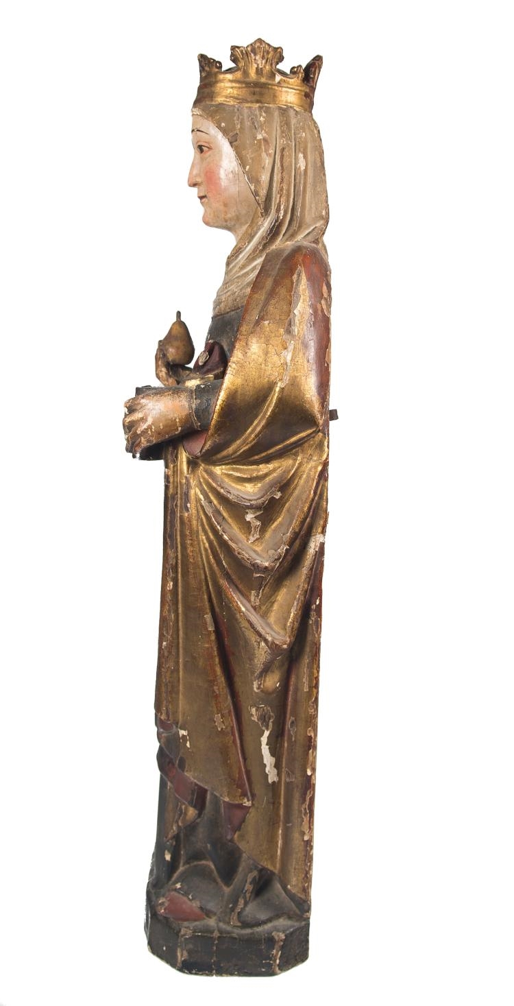 Spanish School, 14th Century | Virgin (Circa 1300) | MutualArt