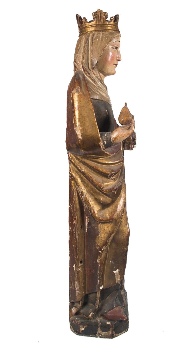 Spanish School, 14th Century | Virgin (Circa 1300) | MutualArt