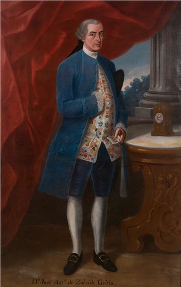 Miguel Jerónimo Zendejas | Portrait of José Antonio de Zalvide Goitia ...