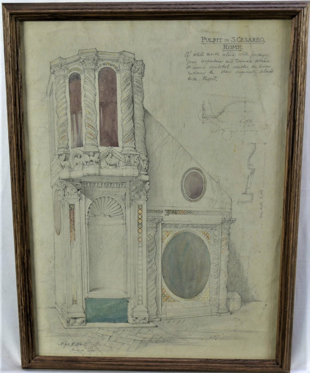 Alfred Henry Hart | 1866-1953. Grand Tour Plein Air watercolour and ...