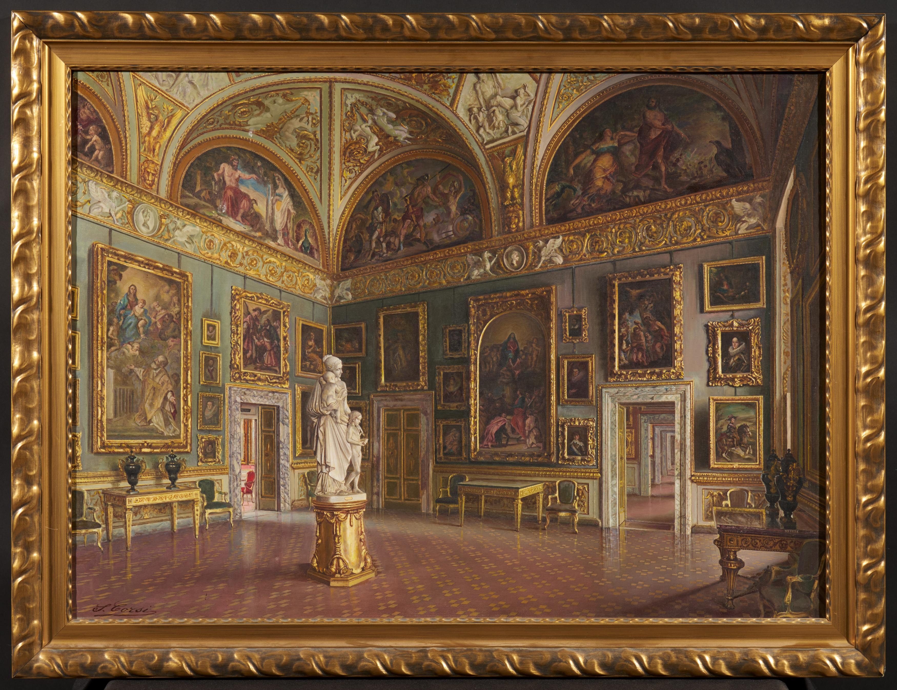 Santi Corsi | In the Picture Gallery of the Palazzo Pitti in Florence ...