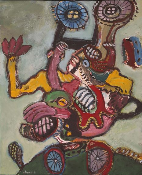 Stani Nitkowski | L’Heureux couple dans les champs, 1982 (1982) | MutualArt