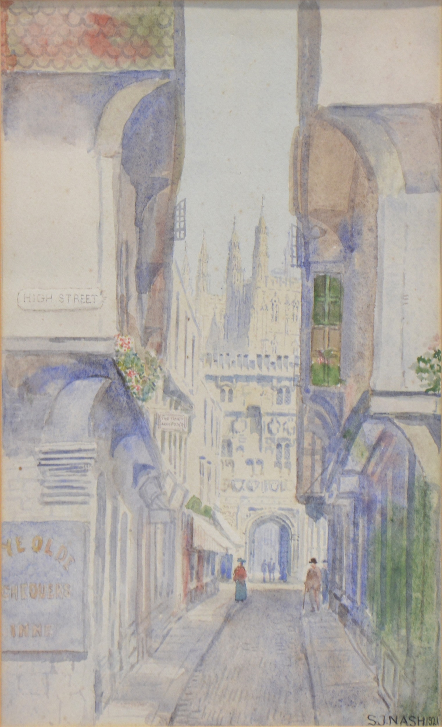 S.J. Nash | Mercery Lane, Canterbury. | MutualArt