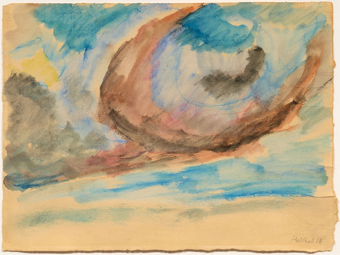 Erich Heckel | Belgian landscape (1916) | MutualArt