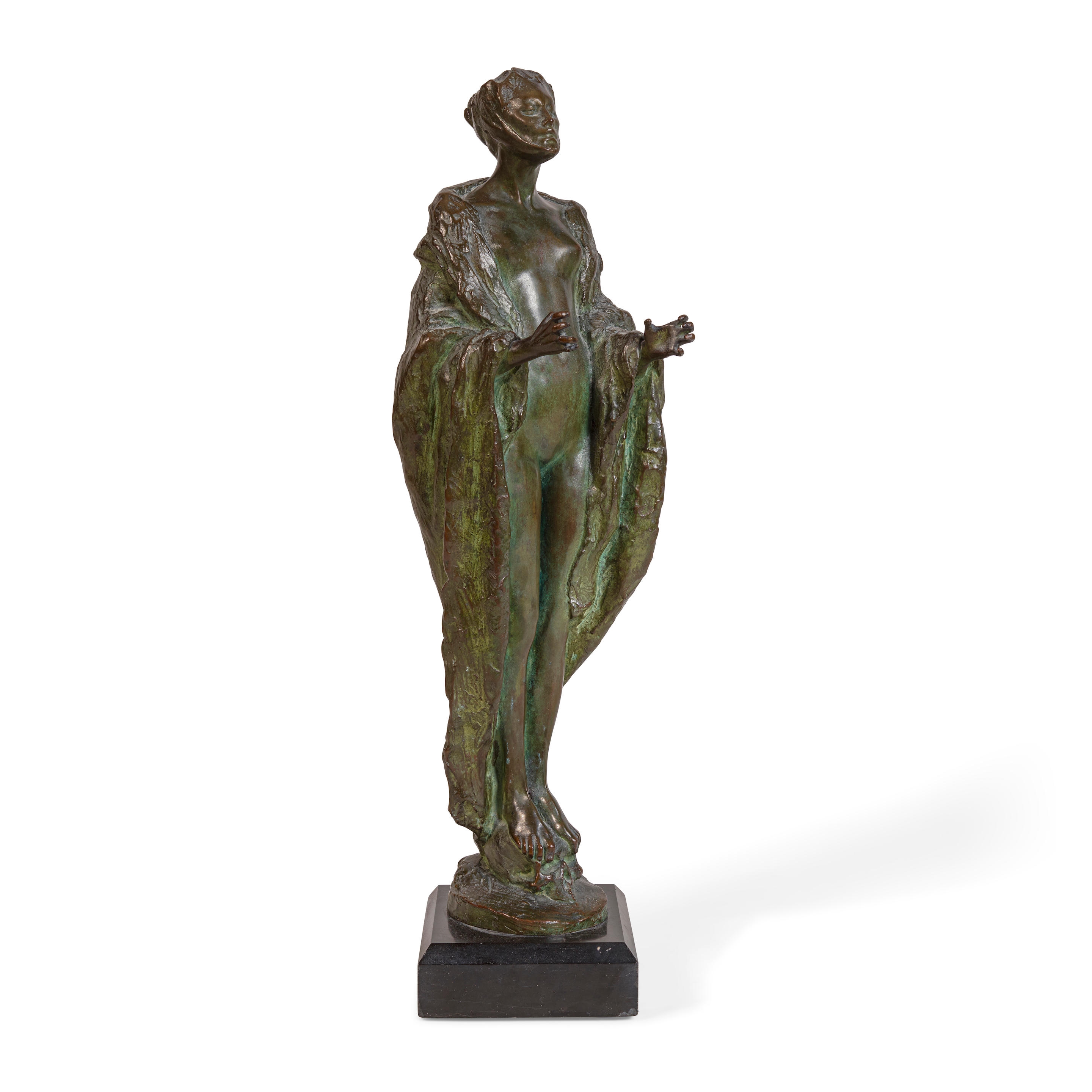 Pierre Roche | A FRENCH PATINATED BRONZE FIGURE: THE DEATH | MutualArt