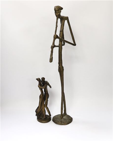 Bernard Kim | A bronze sculpture of a dancing couple | MutualArt