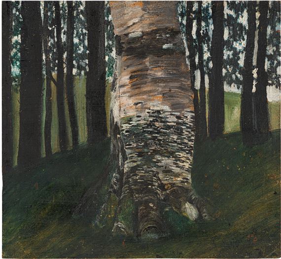 Gustav Klimt | Birke im Wald (Circa 1903) | MutualArt