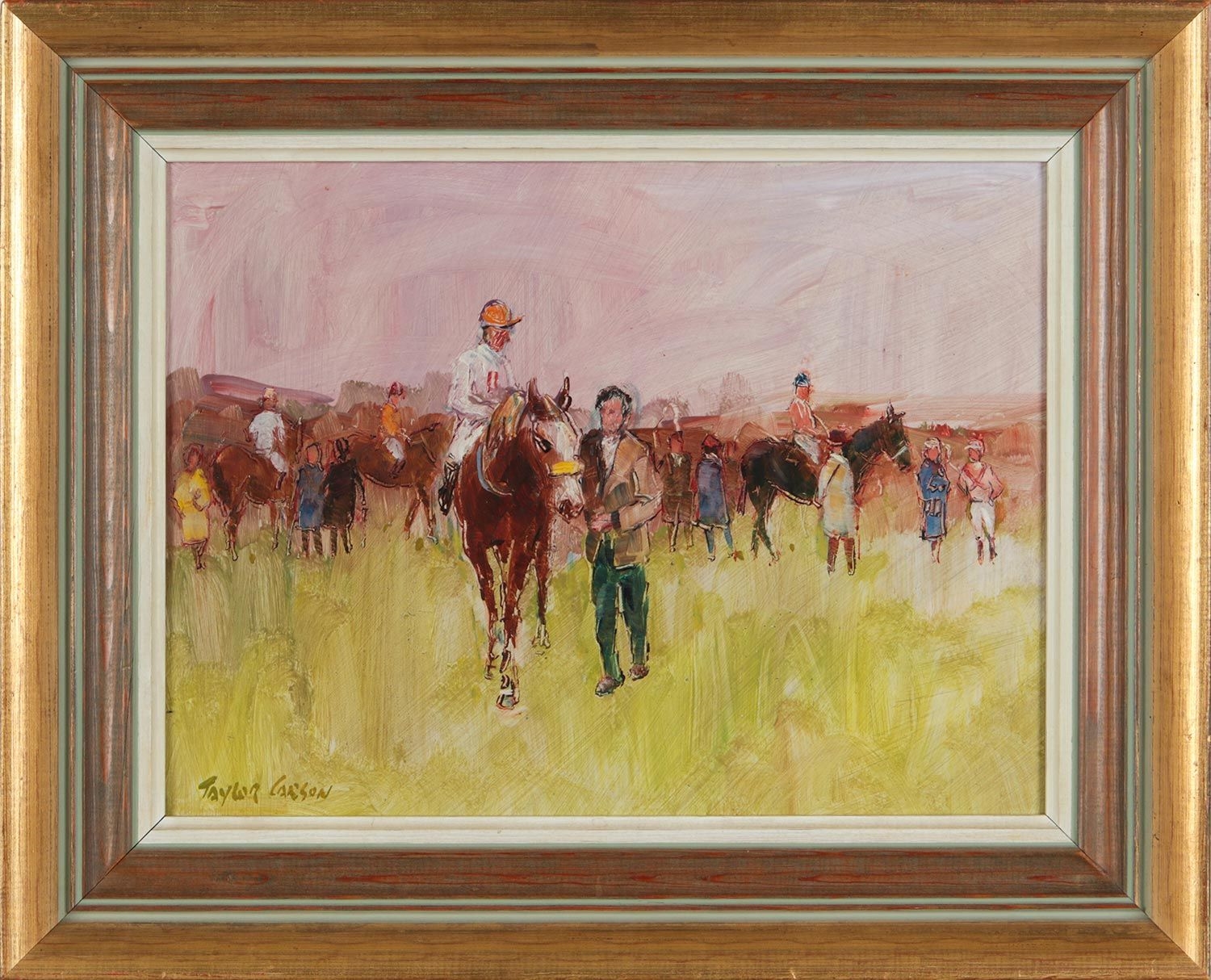 Robert Taylor Carson | SADDLING ENCLOSURE | MutualArt