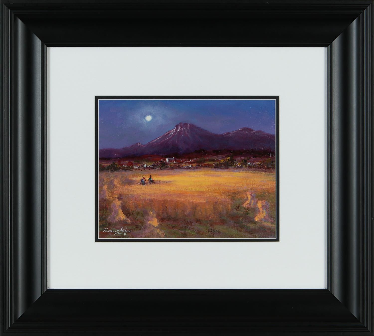 William Cunningham | MOONLIT HARVEST NEAR THE MOURNES | MutualArt