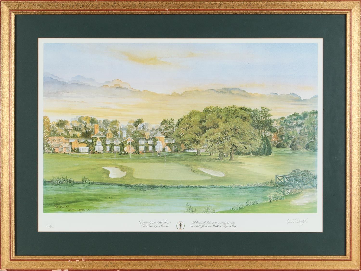 Bill Waugh | A VIEW OF THE 18TH GREEN, THE BRABAZON GOLF COURSE, RYDER ...