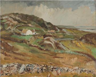Olive Snell | AN IRISH COASTAL LANDSCAPE | MutualArt