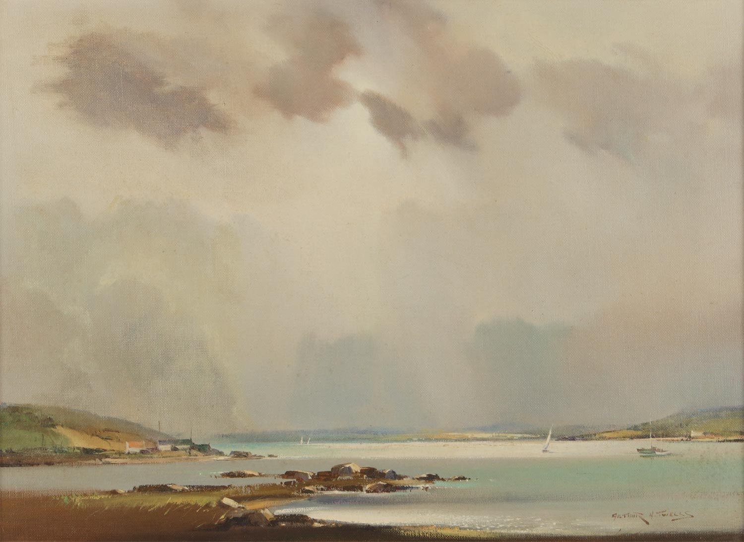 Arthur H. Twells | SHOWERS STRANGFORD LOUGH | MutualArt